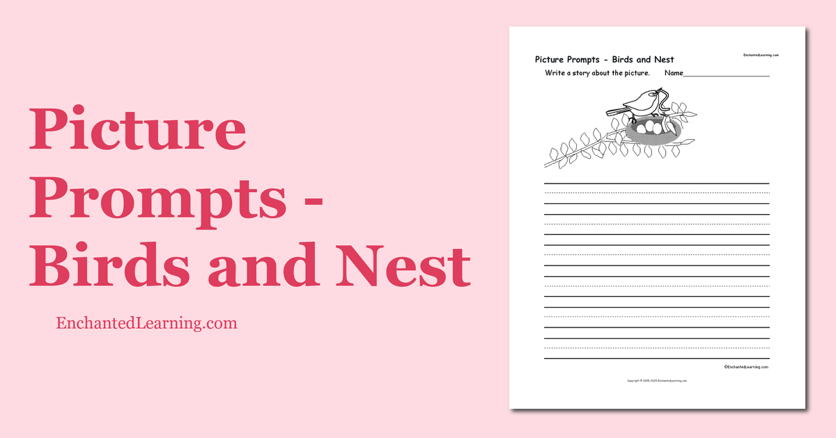 Picture Prompts - Birds and Nest - Enchanted Learning