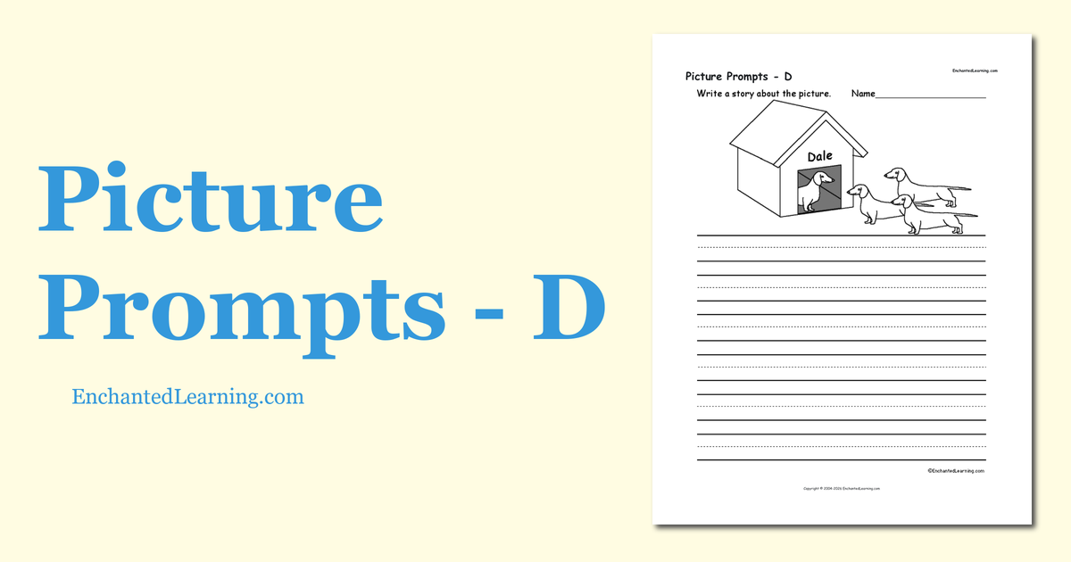Picture Prompts - D - Enchanted Learning