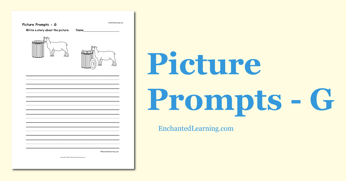 Picture Prompts - G - Enchanted Learning