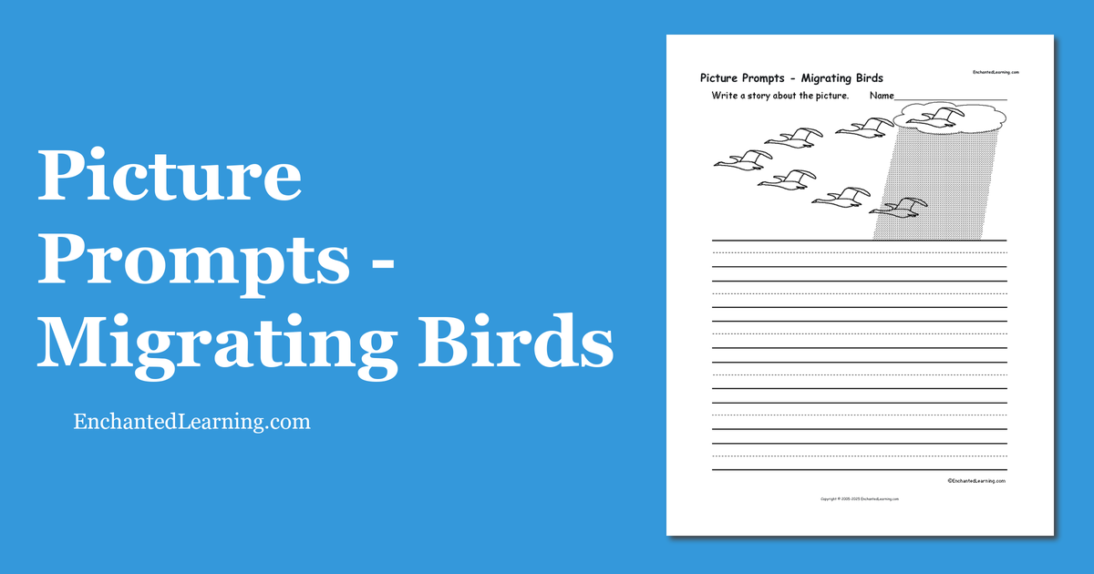 Picture Prompts - Migrating Birds - Enchanted Learning