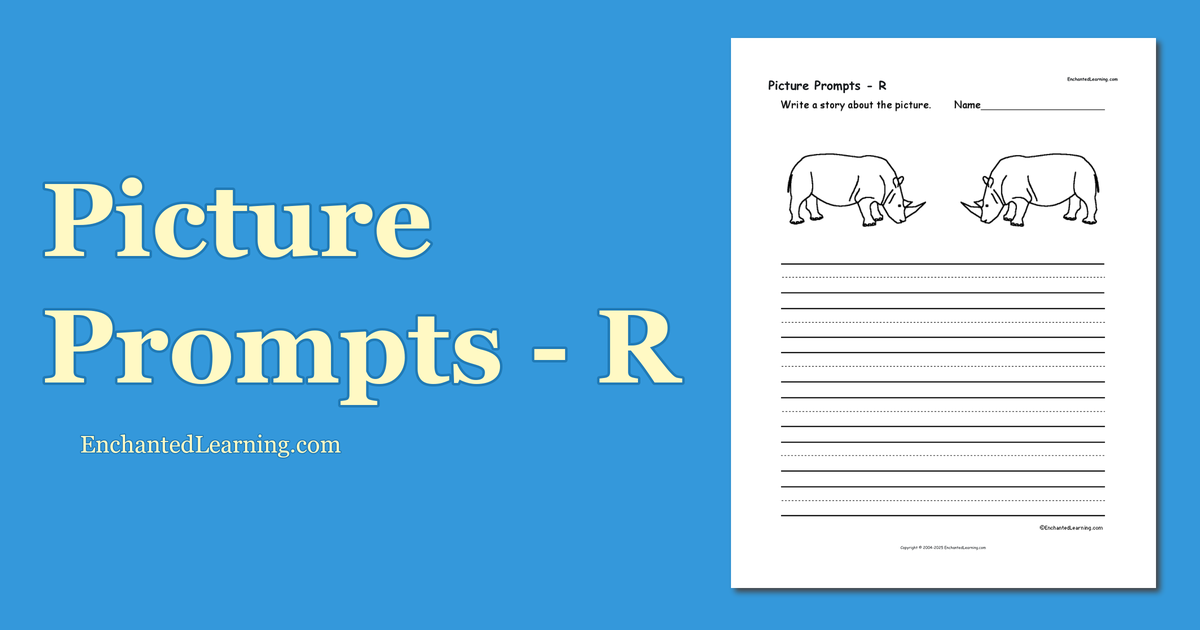 Picture Prompts - R - Enchanted Learning