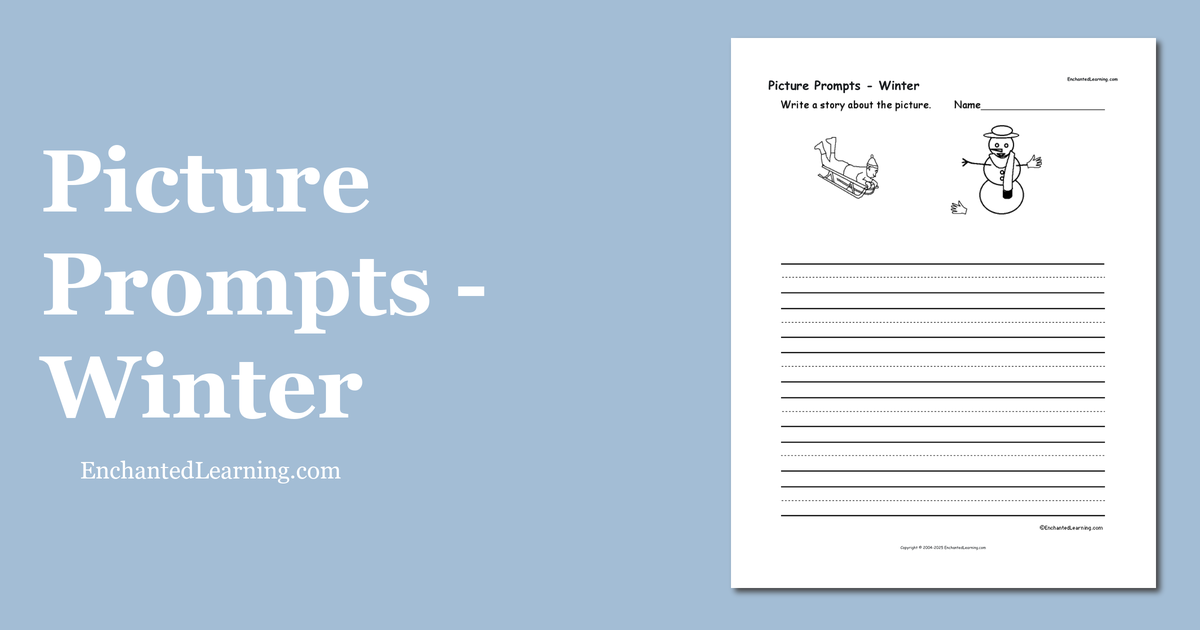 Picture Prompts - Winter - Enchanted Learning