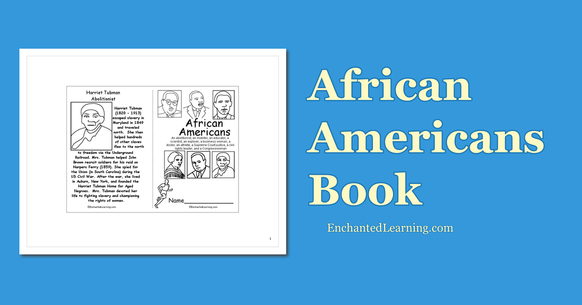 African Americans Book - Enchanted Learning
