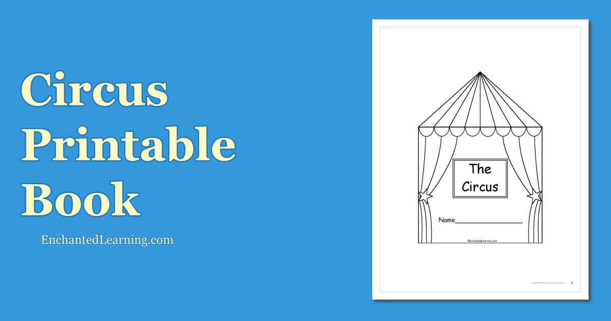 Circus Printable Book - Enchanted Learning