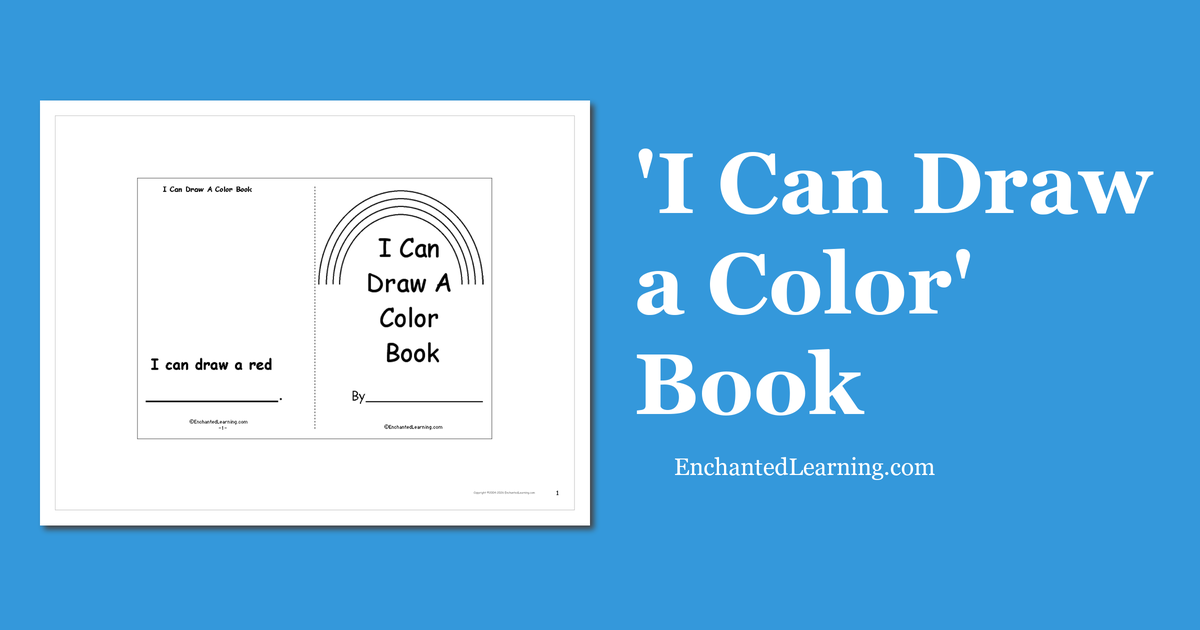 'I Can Draw a Color' Book - Enchanted Learning