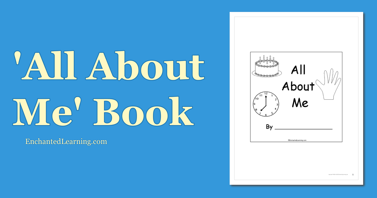 'All About Me' Book - Enchanted Learning