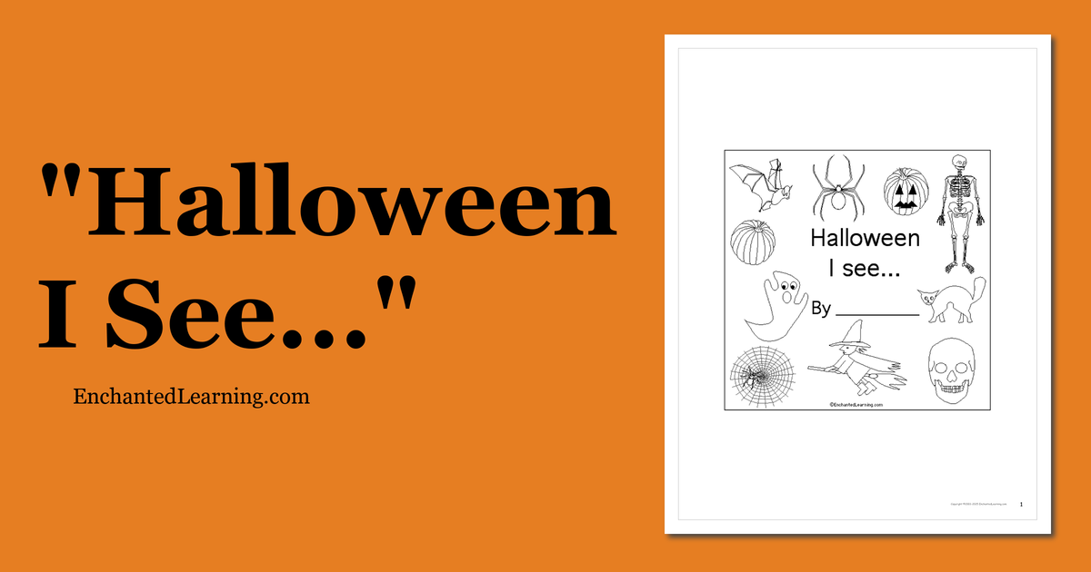 "Halloween I See..." - Enchanted Learning