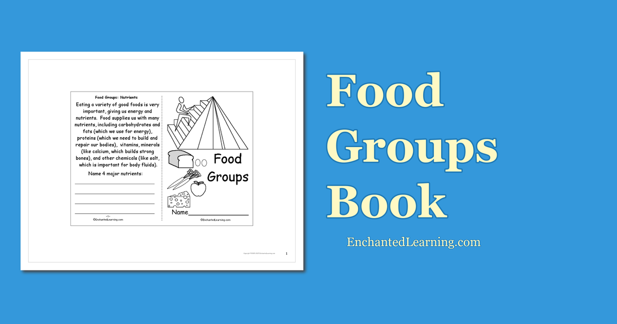 Food Groups Book - Enchanted Learning