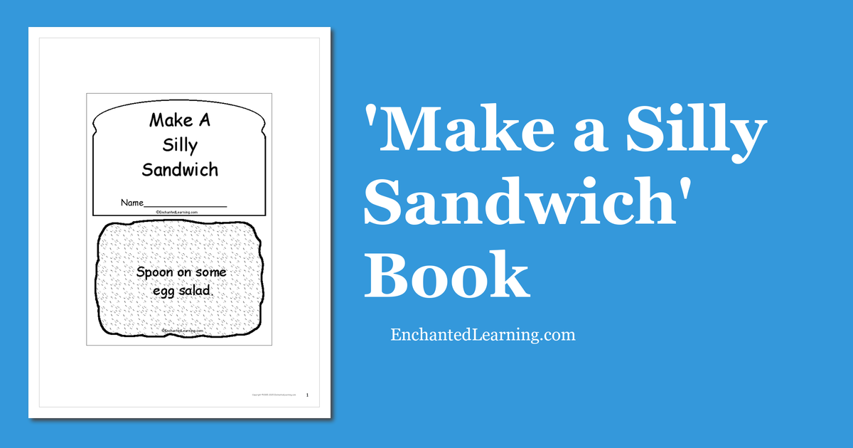 'Make a Silly Sandwich' Book - Enchanted Learning