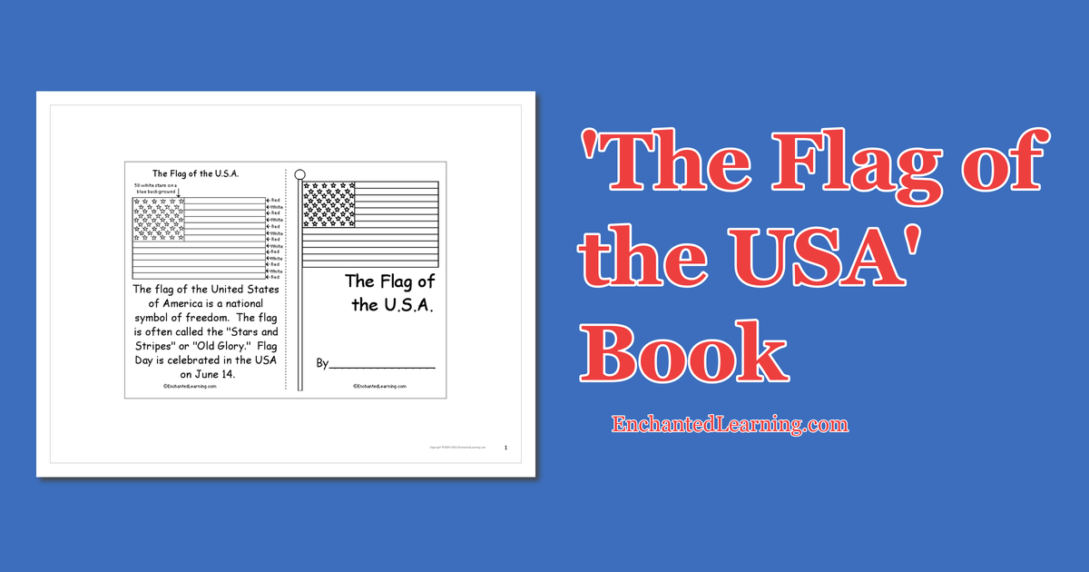 'The Flag of the USA' Book - Enchanted Learning
