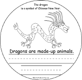 Chinese New Year Activity Early Reader Book: Dragon Page ...