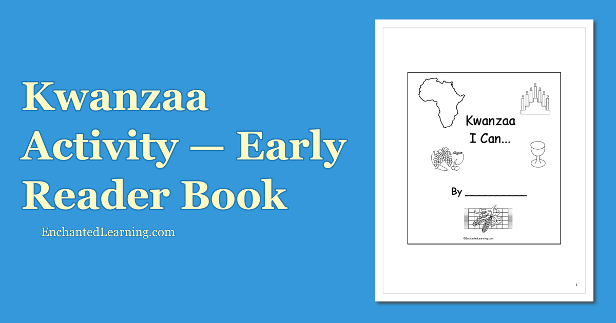 Kwanzaa Activity — Early Reader Book - Enchanted Learning