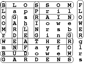 Spring Activity Book, A Printable Book - EnchantedLearning.com