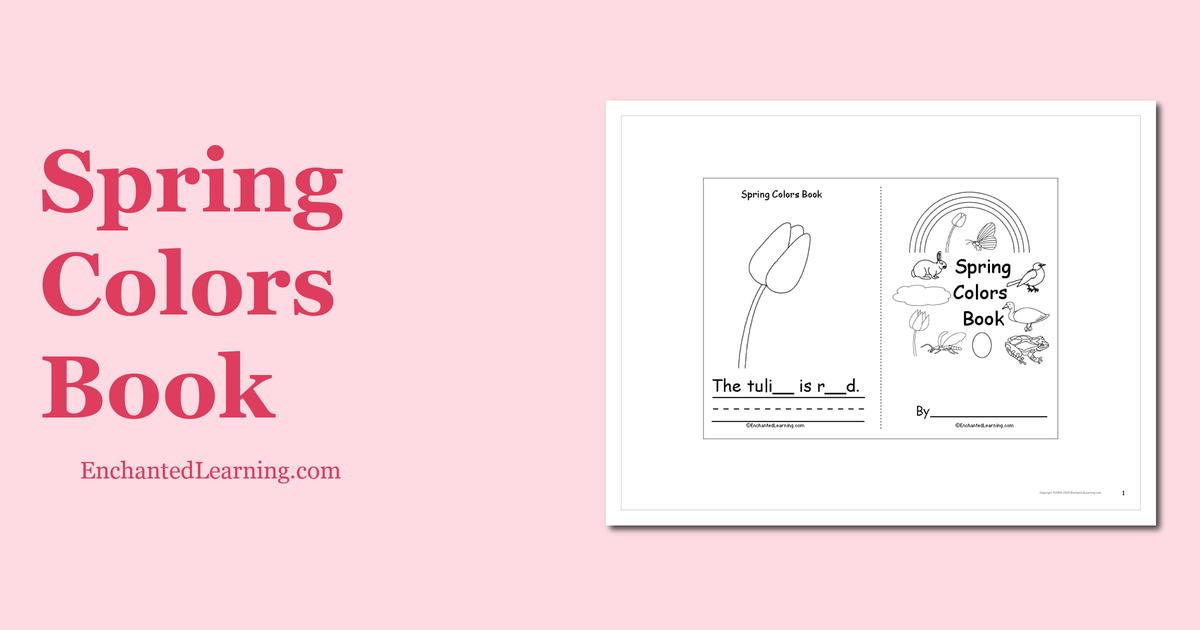 Spring Colors Book - Enchanted Learning