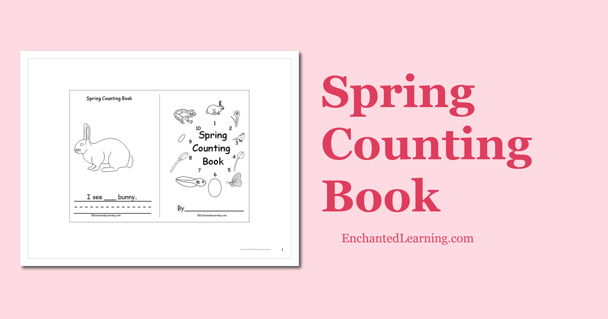 Spring Counting Book - Enchanted Learning