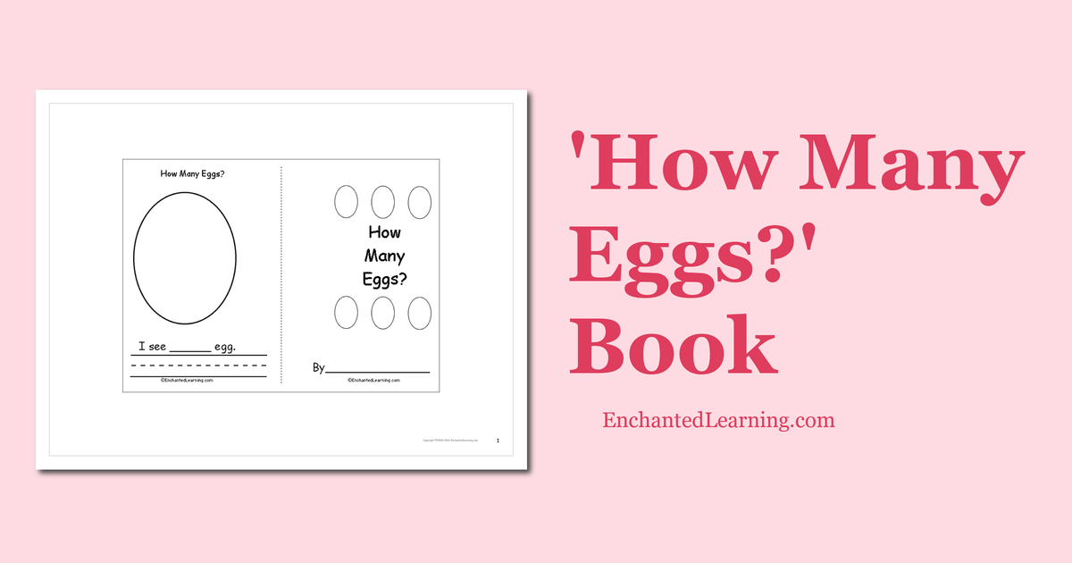 'How Many Eggs?' Book - Enchanted Learning