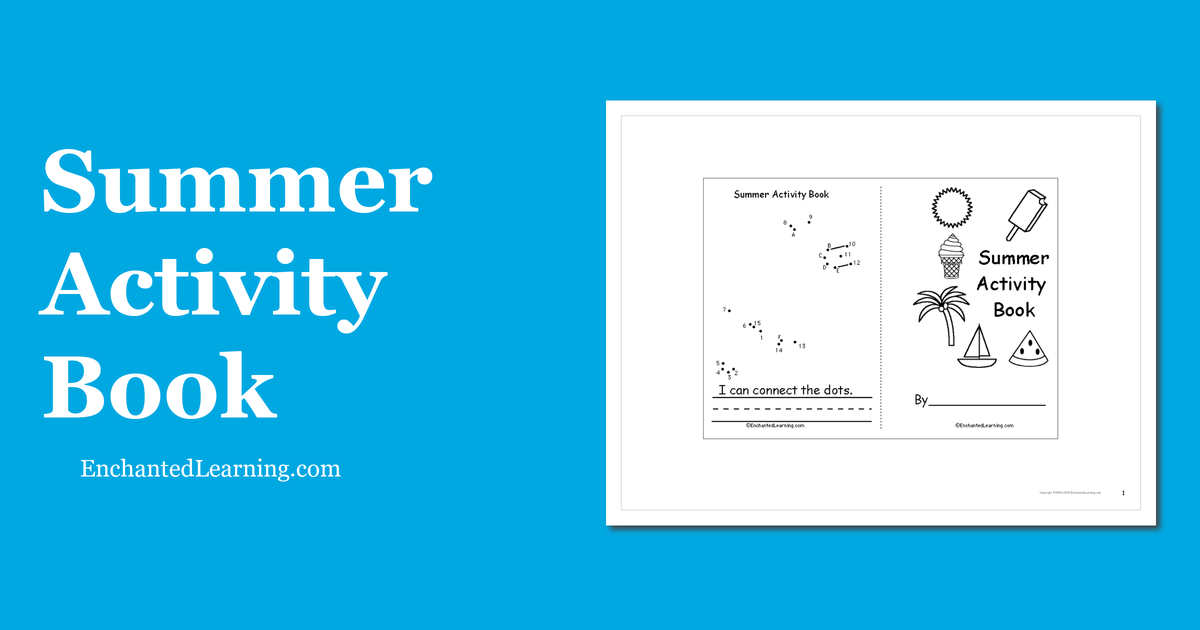 Summer Activity Book - Enchanted Learning