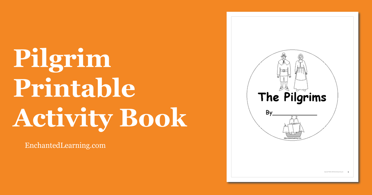 Pilgrim Printable Activity Book - Enchanted Learning