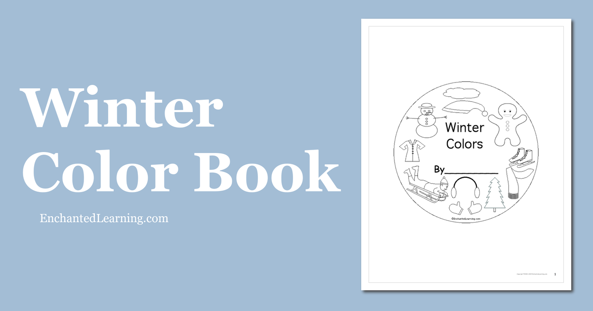 Winter Color Book - Enchanted Learning