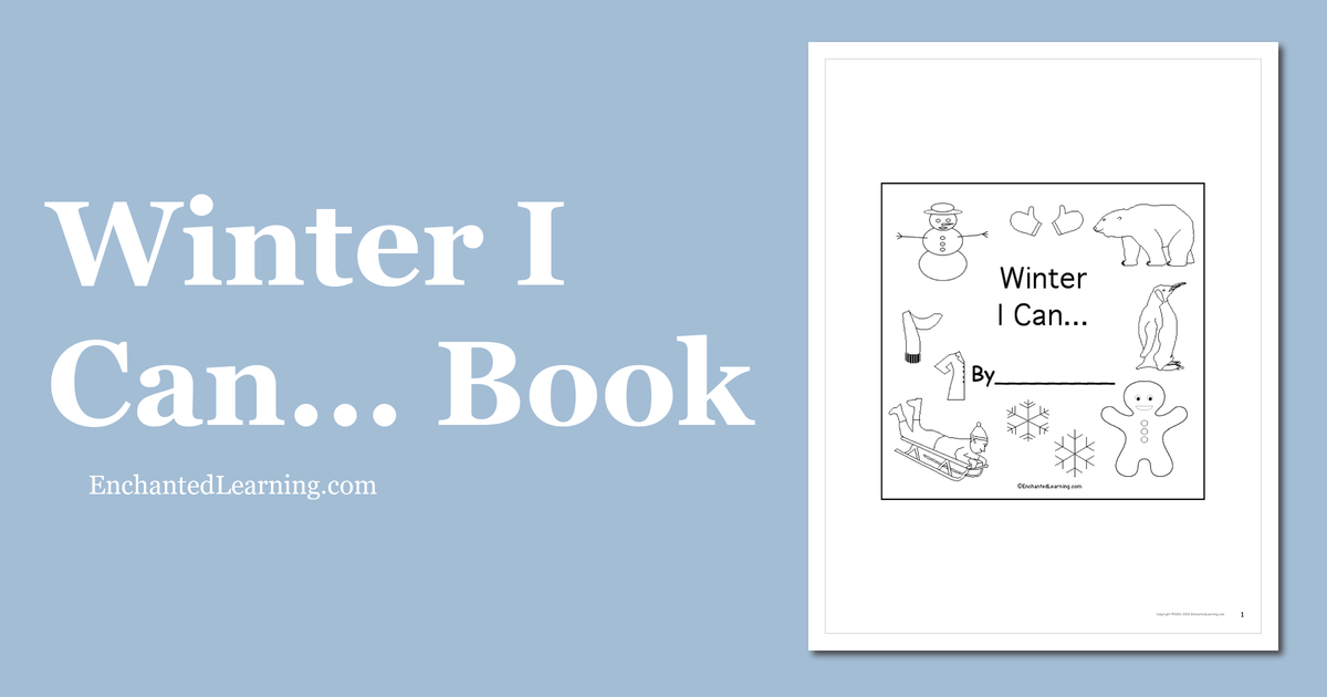 Winter I Can... Book - Enchanted Learning