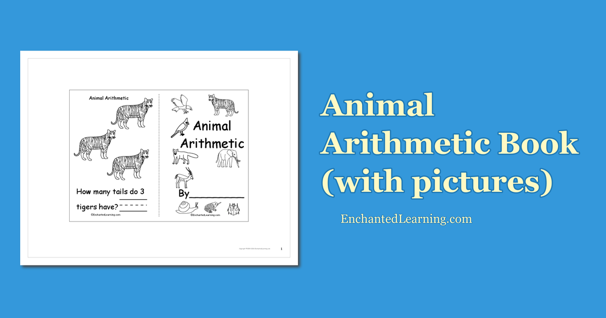 Animal Arithmetic Book (with pictures) - Enchanted Learning