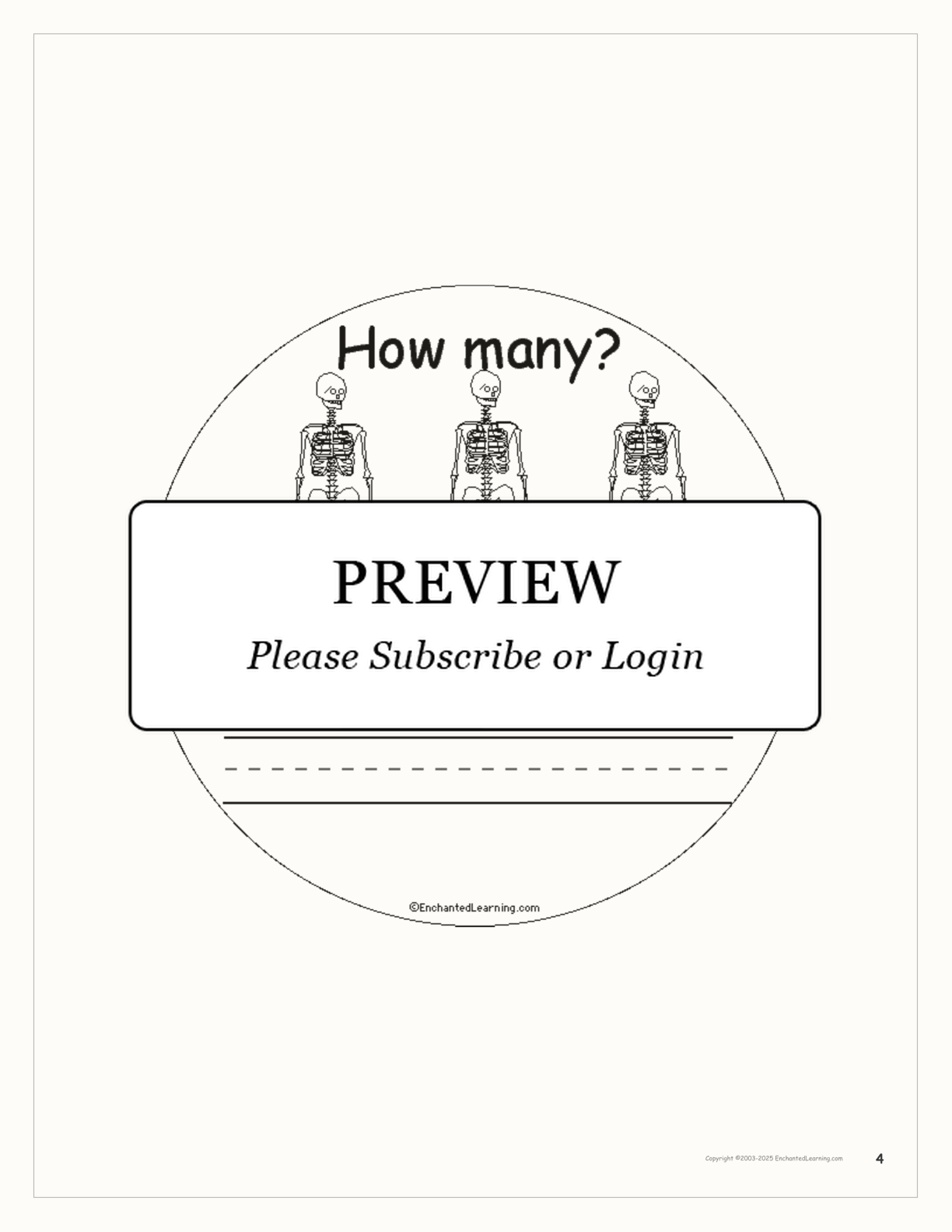 Halloween How Many Book For Early Readers Enchanted Learning