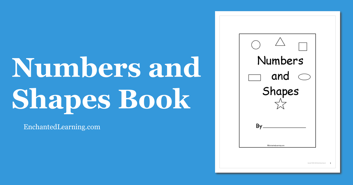 Numbers and Shapes Book - Enchanted Learning