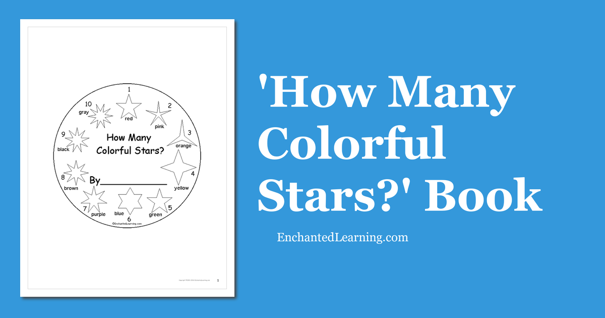 'How Many Colorful Stars?' Book - Enchanted Learning