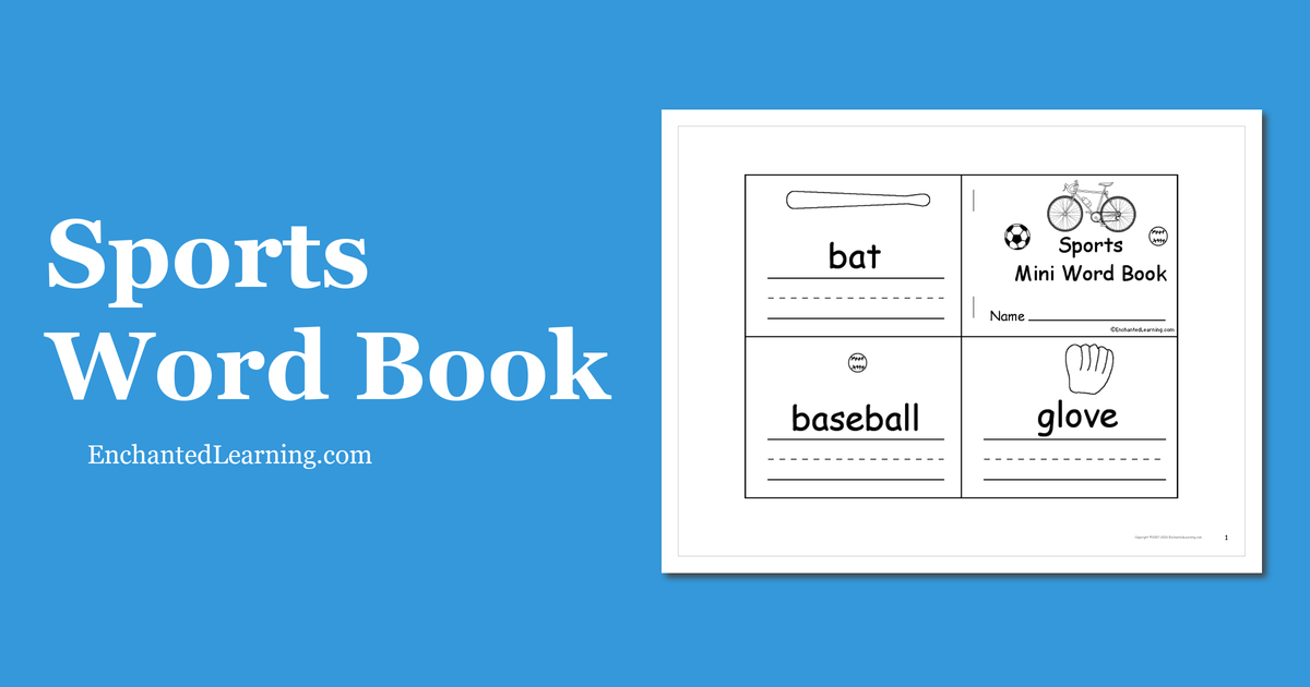 Sports Word Book - Enchanted Learning