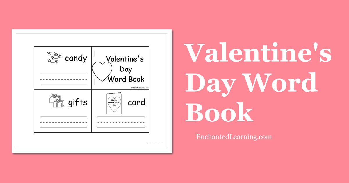 Valentine's Day Word Book - Enchanted Learning