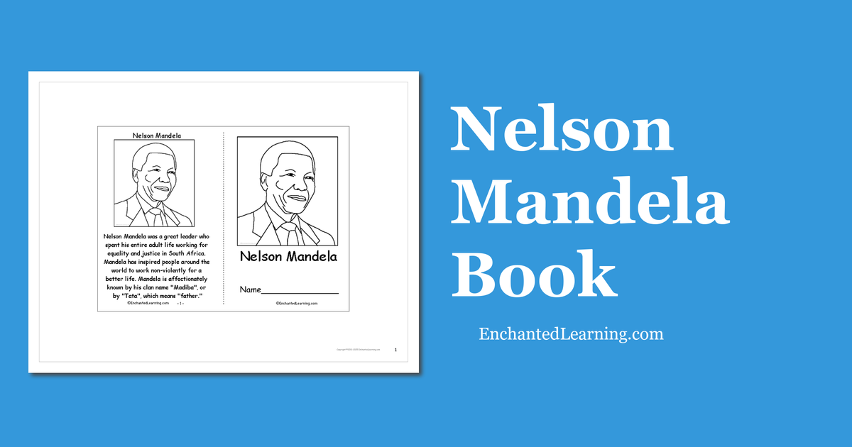 Nelson Mandela Book - Enchanted Learning