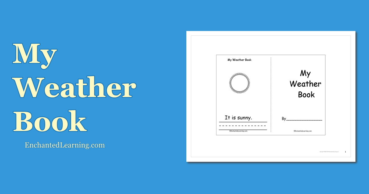 My Weather Book - Enchanted Learning