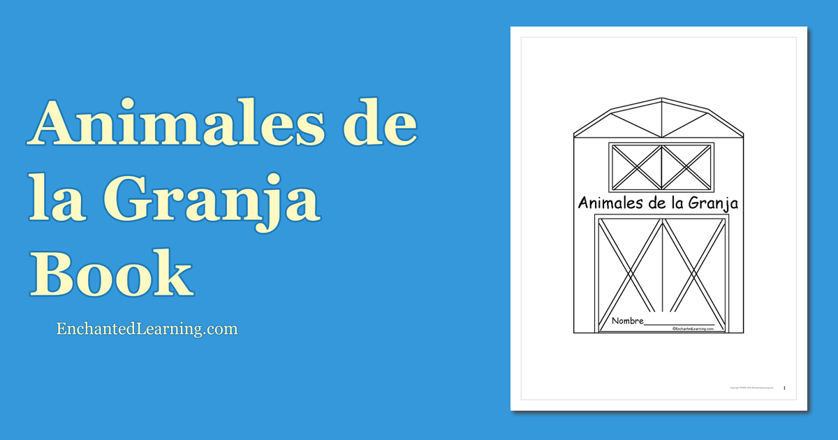 Animales de la Granja Book - Enchanted Learning