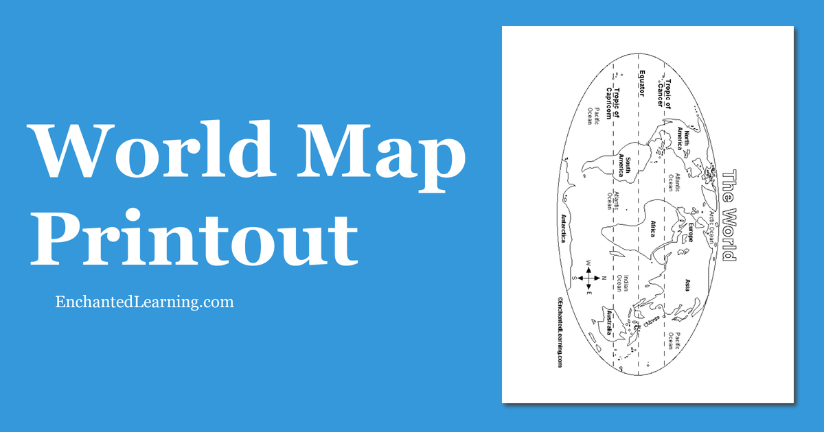 Enchanted Learning Maps