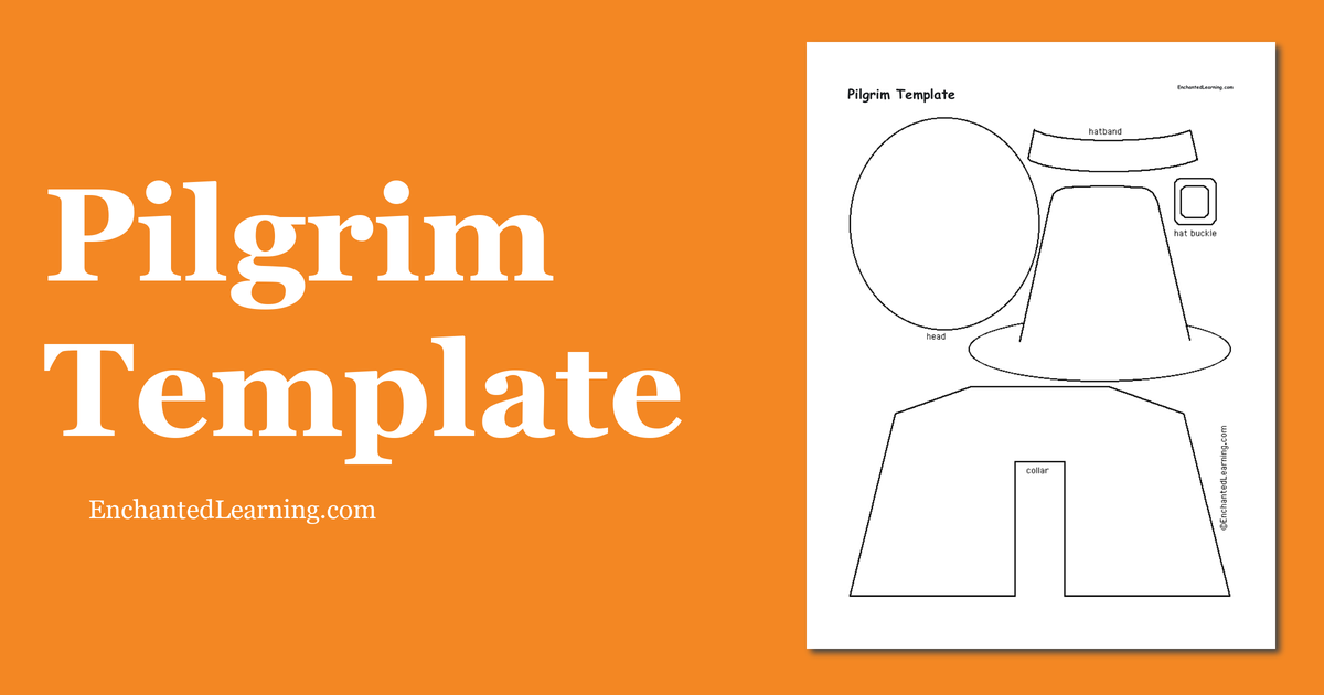 Pilgrim Template - Enchanted Learning