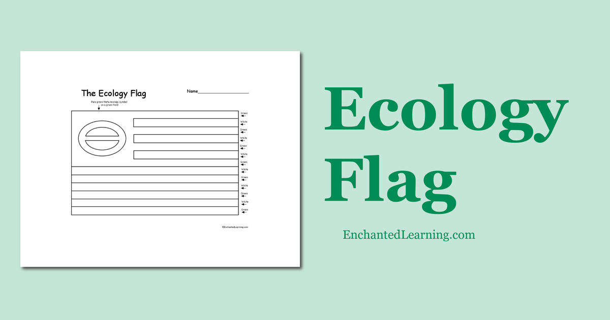 Ecology Flag - Enchanted Learning