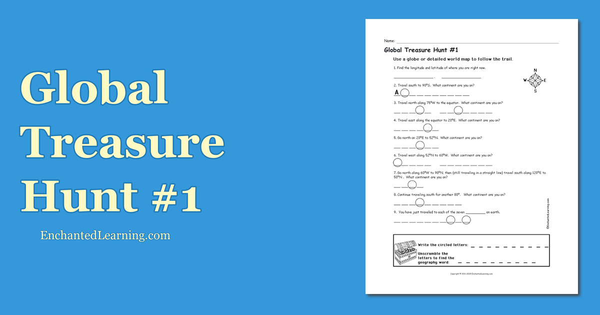 Global Treasure Hunt #1 - Enchanted Learning