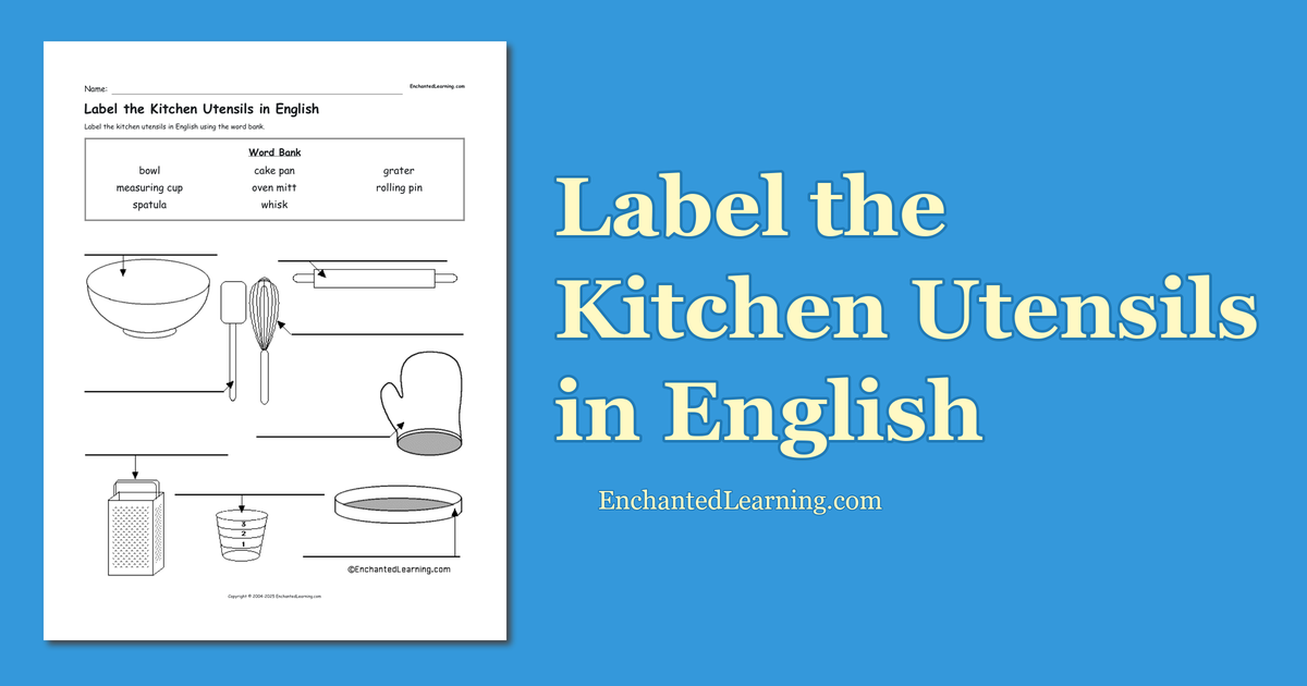 How To Label Kitchen Utensils at Trudi Abbas blog