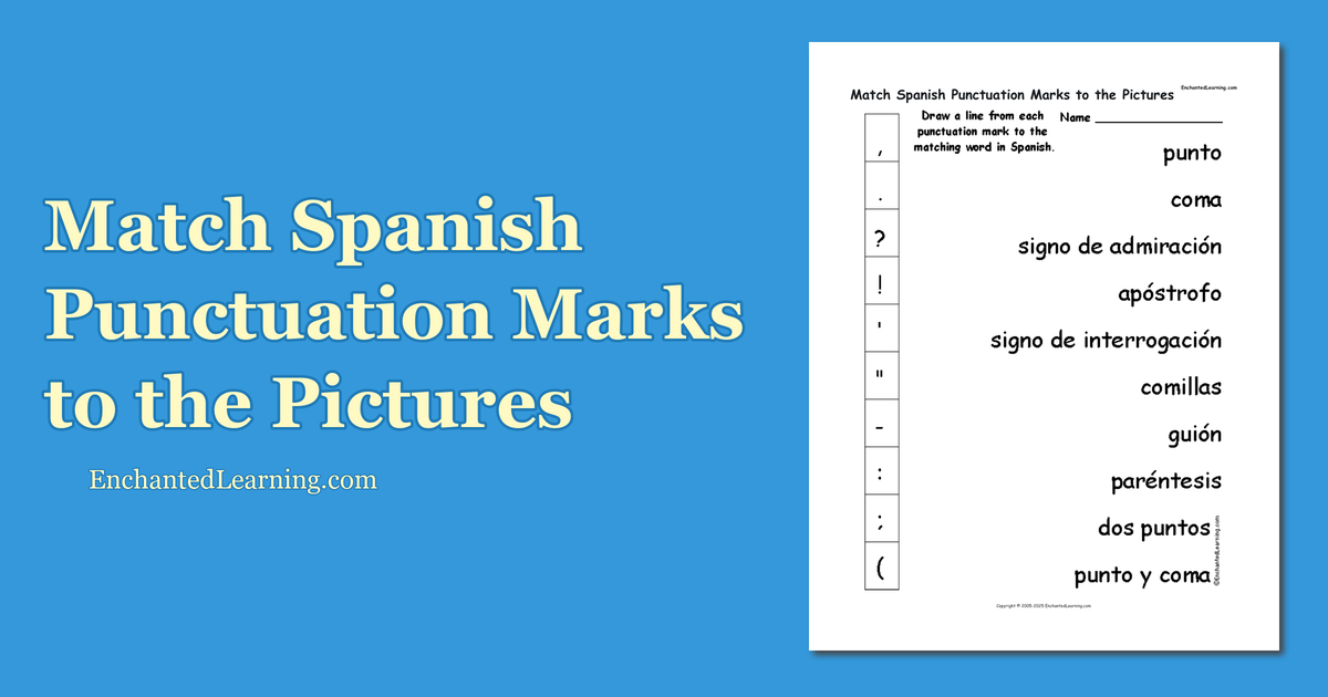 Punctuation Marks Names