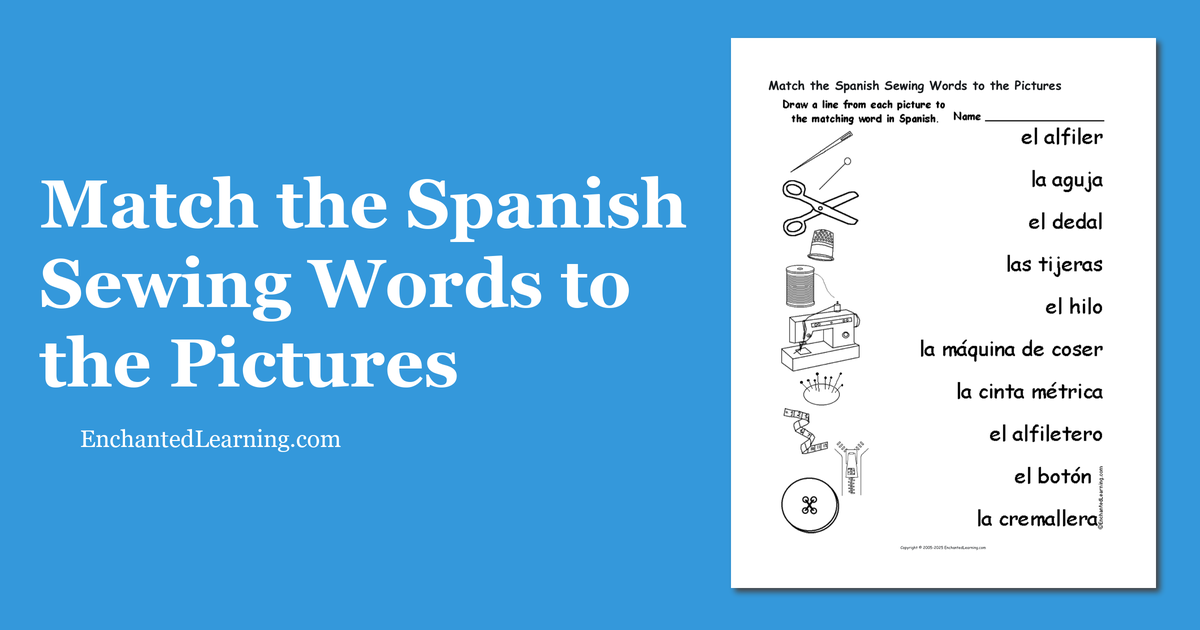 Spanish Sewing Terms at Clarence Swingle blog