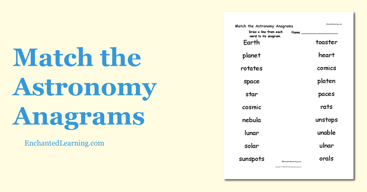 Rebus Word Astronomy