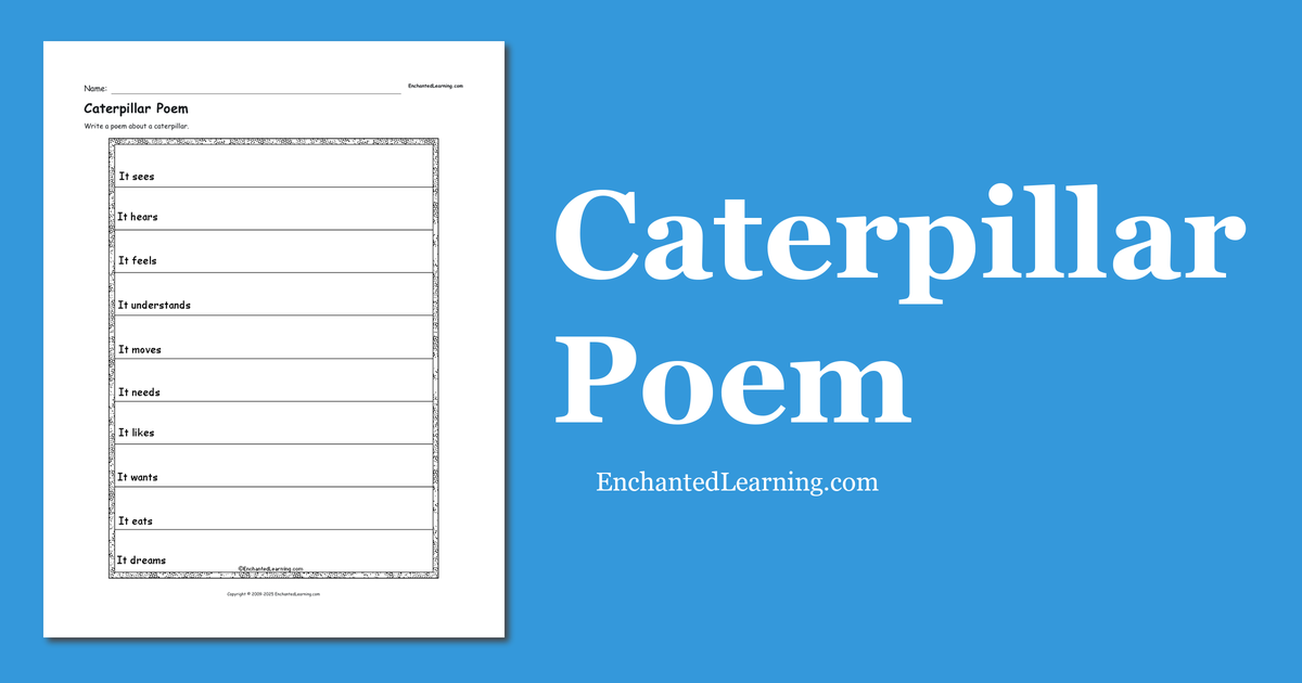 Caterpillar Poem - Enchanted Learning