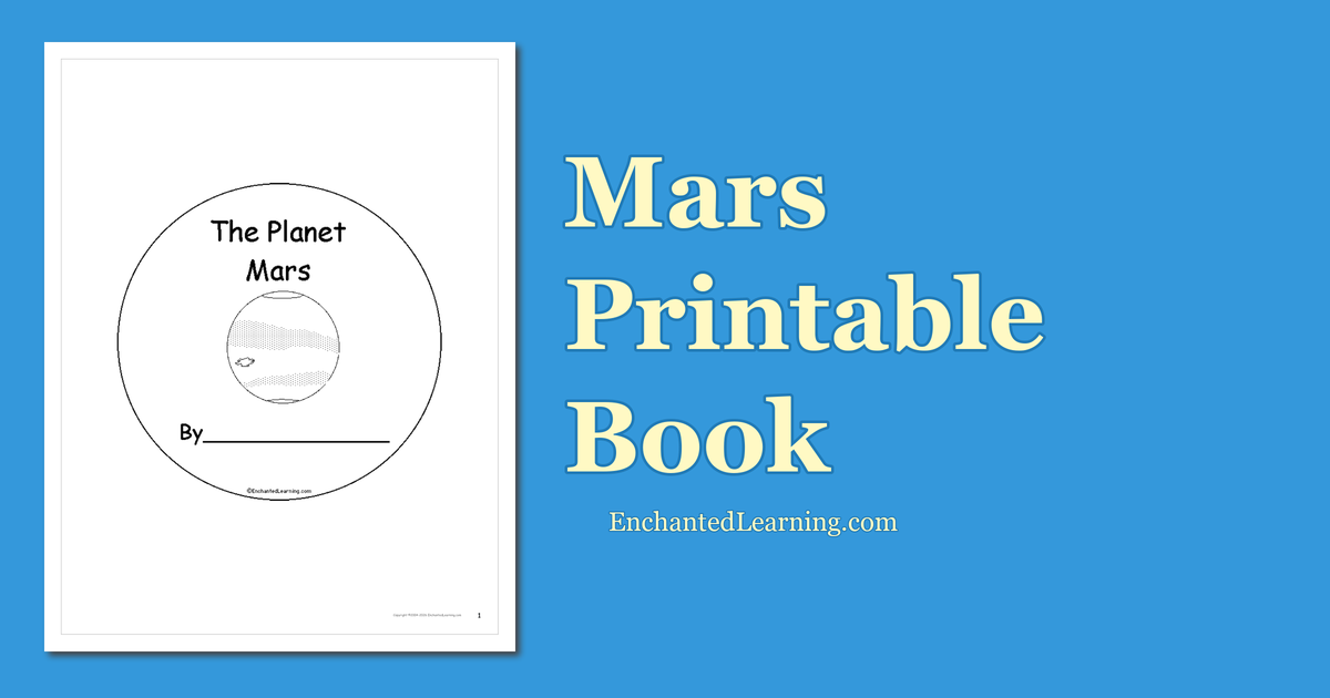 Mars Printable Book - Enchanted Learning